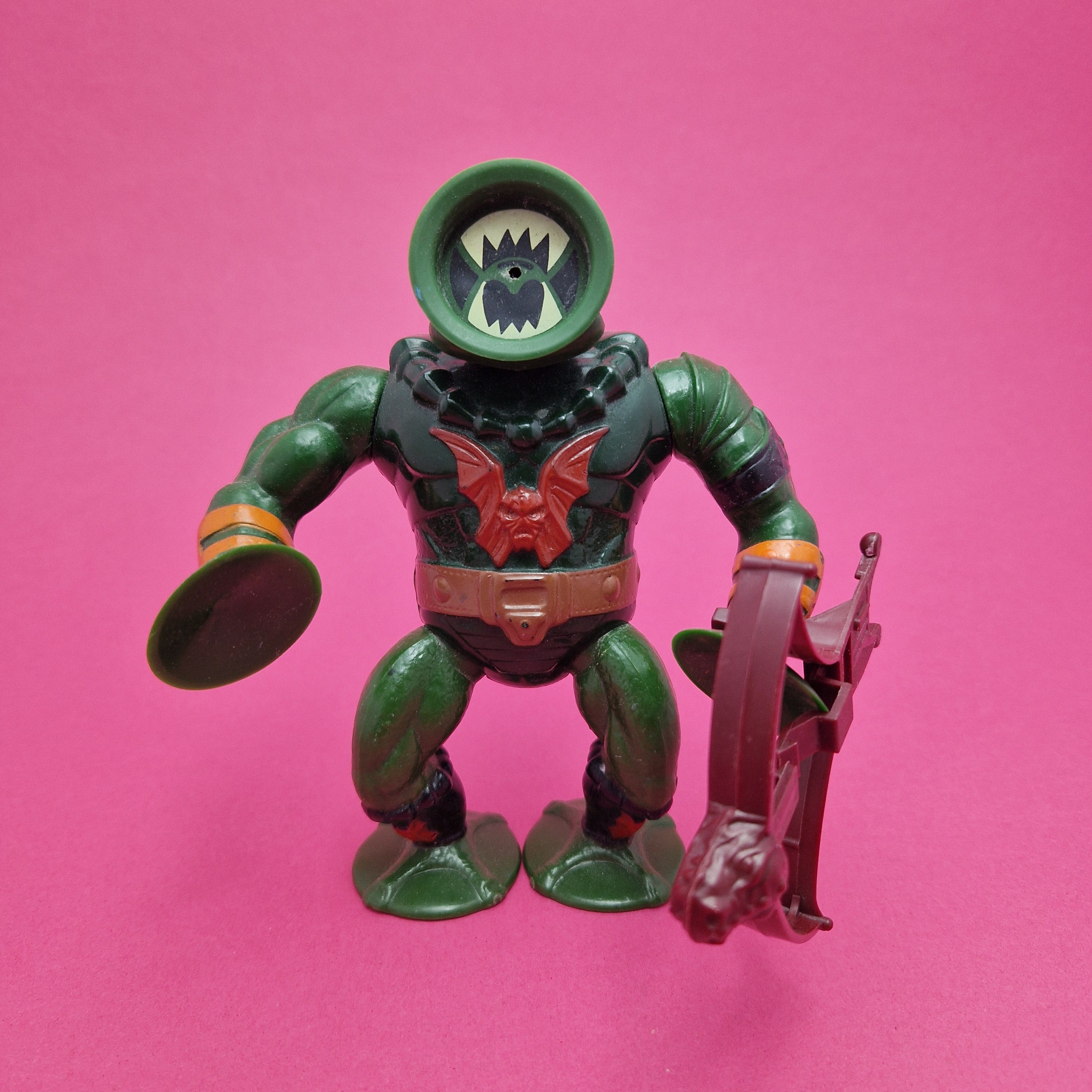 MASTERS OF THE UNIVERSE ☆ LEECH CROWSBOW Vintage Figure ☆ MOTU Loose 8 ...