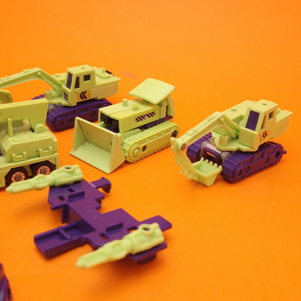 TRANSFORMERS G1 ☆ DEVASTATOR CONSTRUCTICONS Figures Bundle ☆ Robot Vin ...