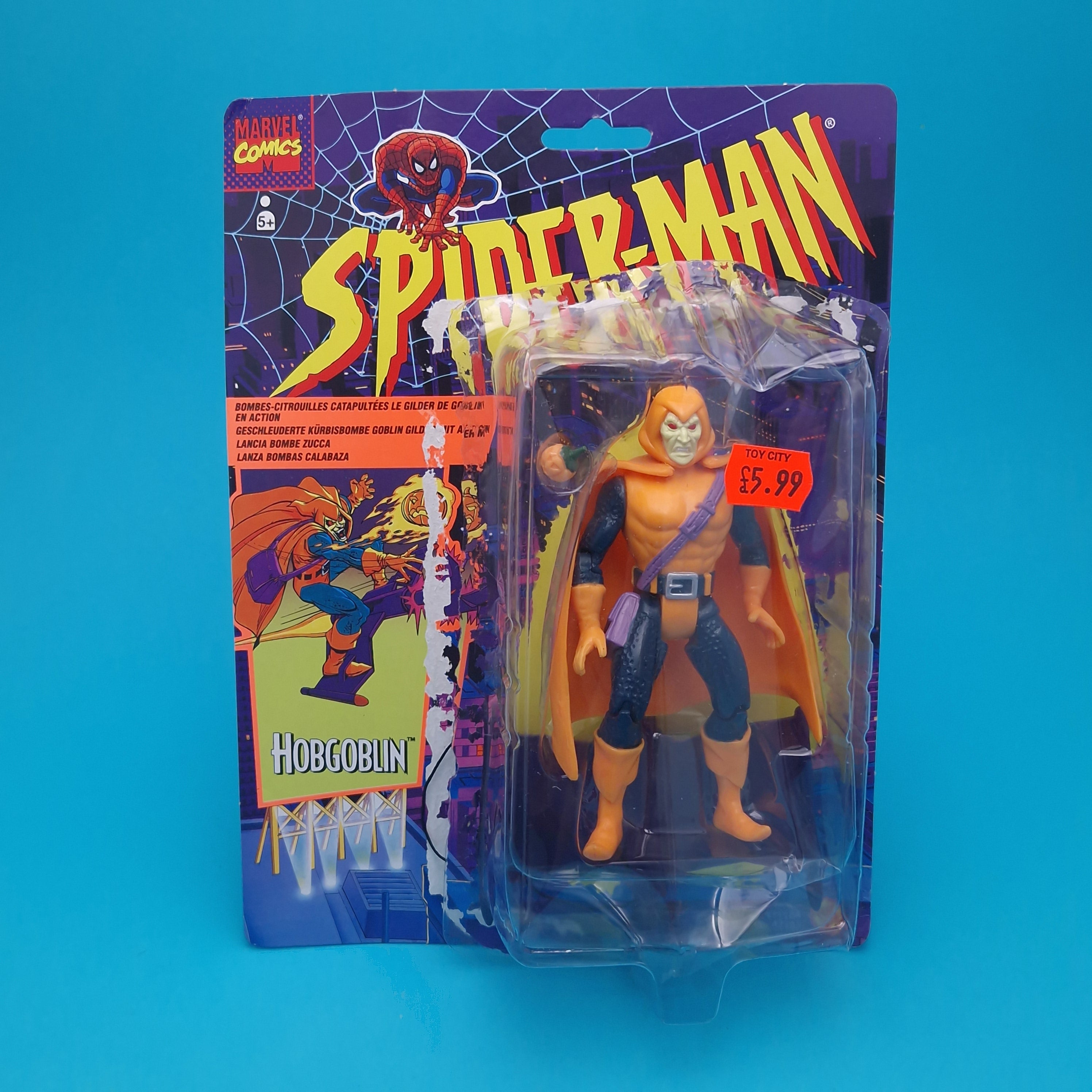 SPIDER-MAN ANIMATED SERIES ☆ HOBGOBLIN Action Figure ☆ Marvel Toybiz 9 ...