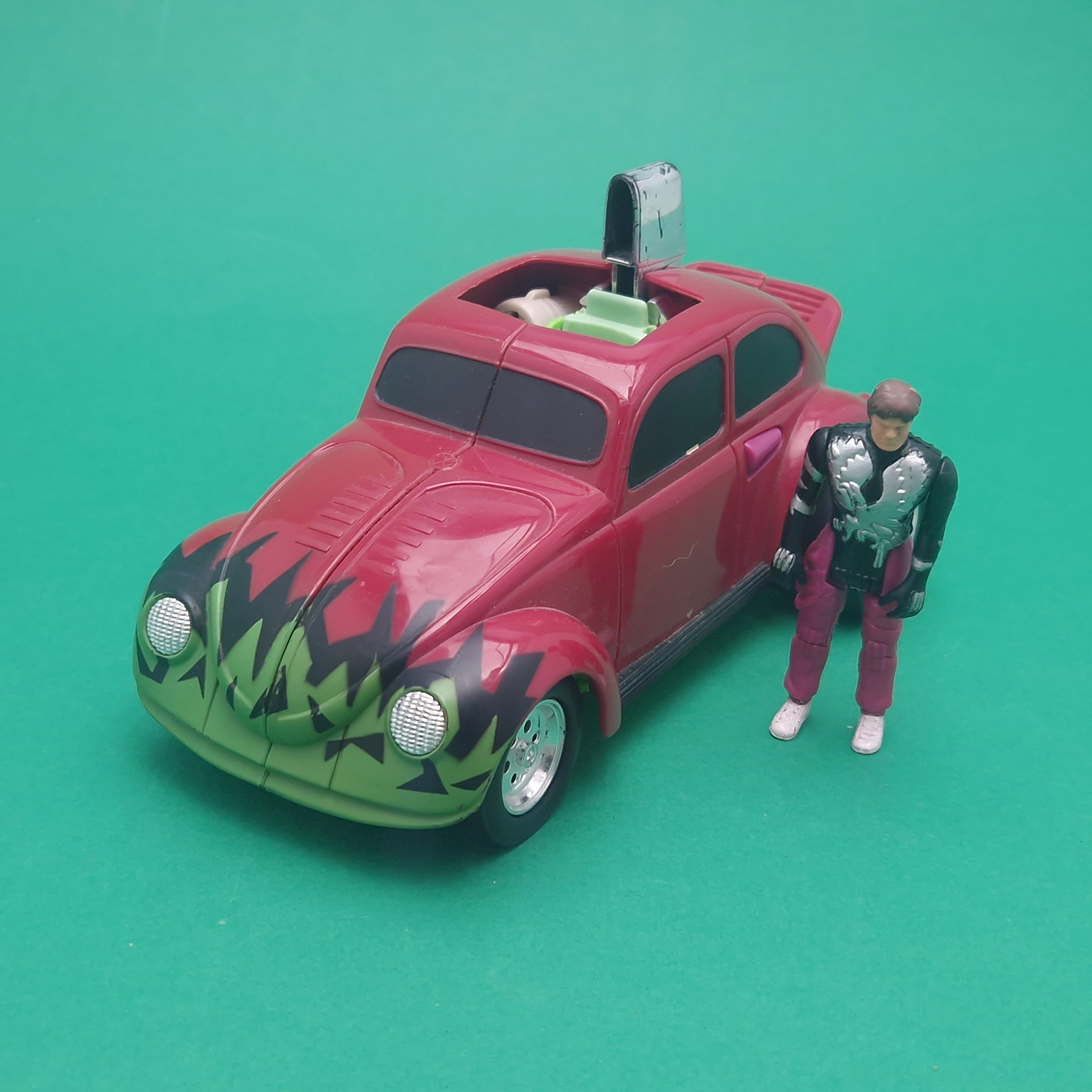 M.A.S.K ☆ DETONATOR JAQUES LAFLEUR Split Second Vintage Figure Vehicle ...