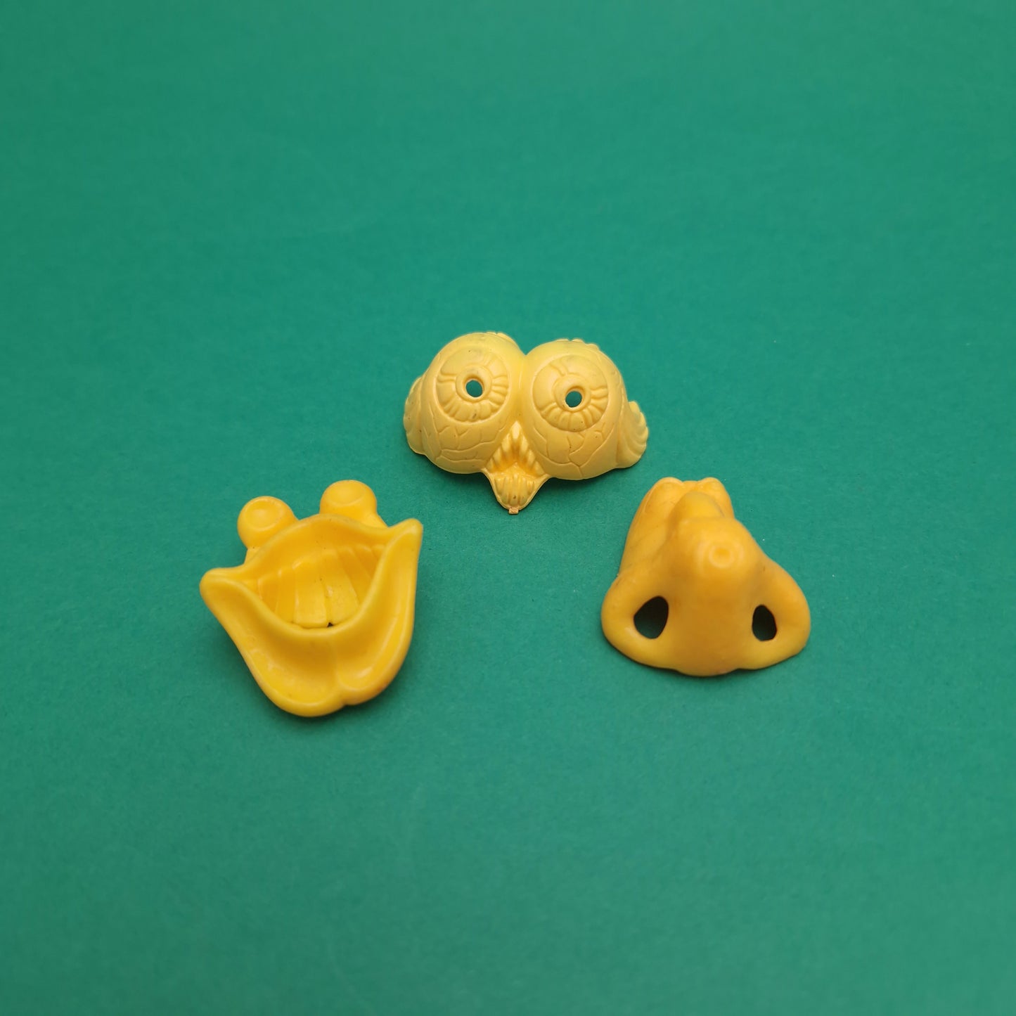 GHOSTBUSTER ☆ ECTOPLAZMA GHOST SMILE YELLOW Vintage Figure ☆ Loose 80s ...