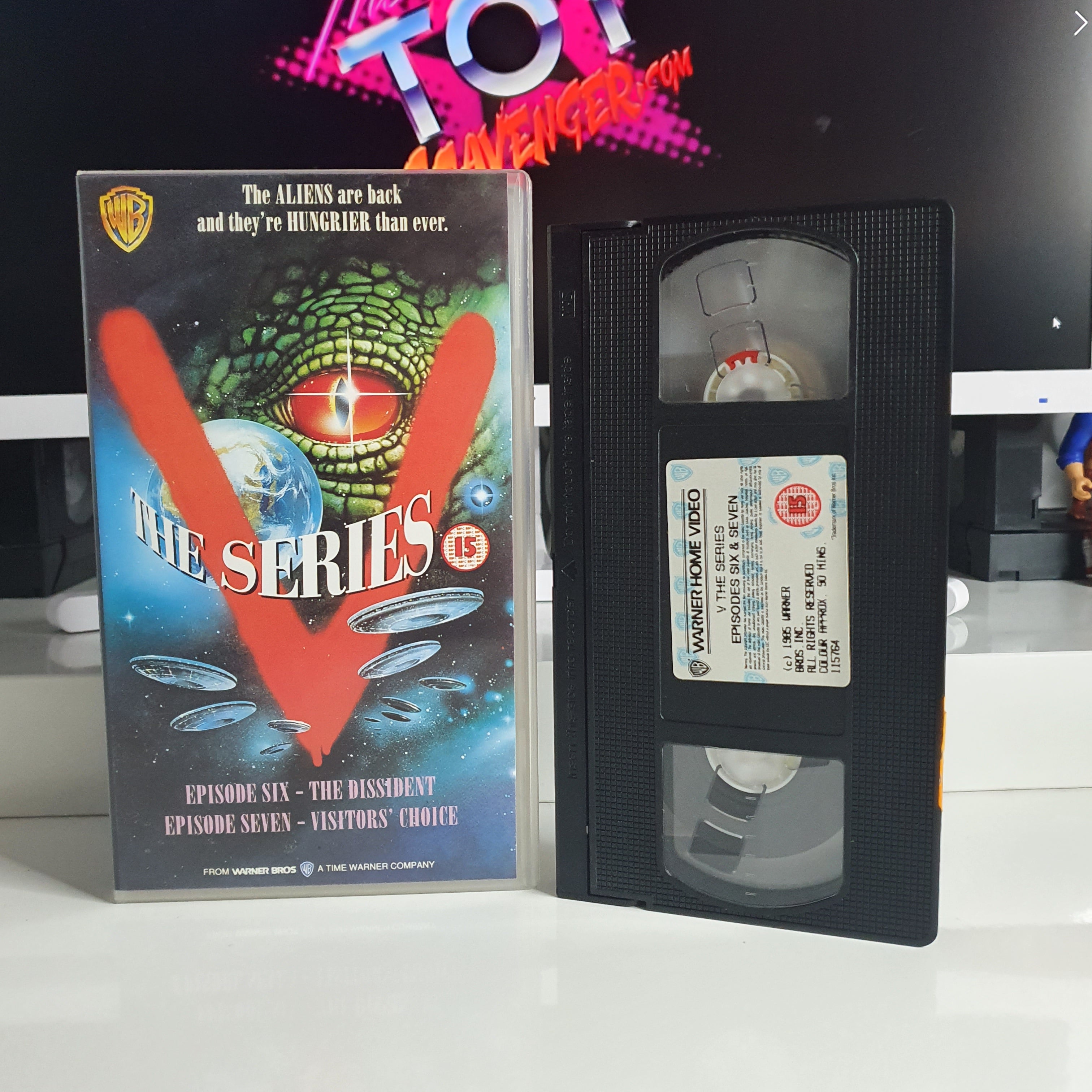 VHS Video ☆ V THE SERIES Episode Six & Seven 6 7 UK Tape Cassette ☆ 19 ...